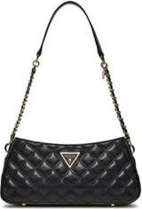 Guess Giully Top Zip Shoulder Bag Black
