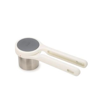 Joseph Joseph Helix - Presse-purée, pour réduire les légumes en purée, acier inoxydable, blanc/gris