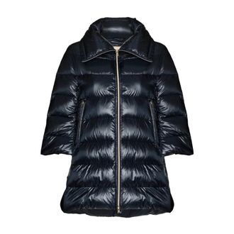 Herno Marineblauer gesteppter Daunenmantel - - Jackets - Damen - Blau - S