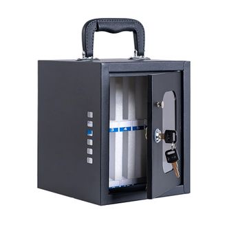 Generic Stahl-Handy-Aufbewahrungsbox, Handyhalterung f&uuml;r Klassenzimmer, Tragbares Design mit Griff, Gute W&auml;rmeableitung, Geeignet f&uuml;r Den Gewerblichen Gebrauc