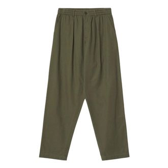Universal Works Pleated Track Pant - - Trousers - Herren - Gr&uuml;n - W30