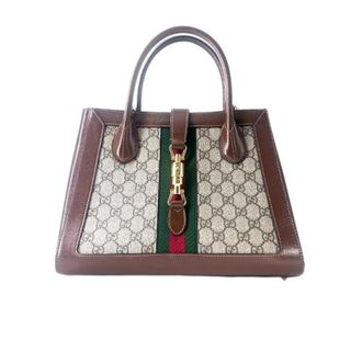 Gucci Pre-owned Vintage Canvas Handtasche - - Pre-owned - Damen - Braun - ONE SIZE