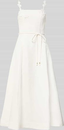 Forever New Cocktailkleid aus Leinen-Viskose-Mix