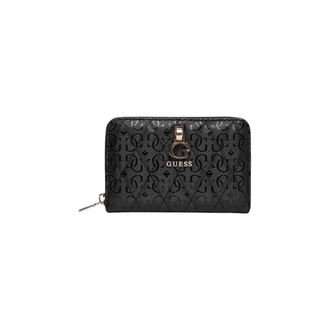 Guess Tamara Slg Zip Around Moyen - Femme - Accessoires - Noir - Taille: ONE Size