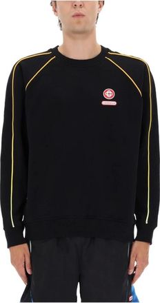 Casablanca Homme, Sweatshirts et sweats &agrave; capuche, Noir, Taille: XL Graphic SweaT-shirt