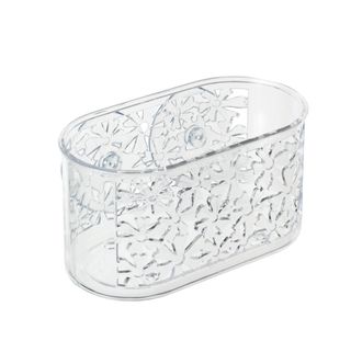 WENKO 20588100, Universalablage klein Blumen, transparent