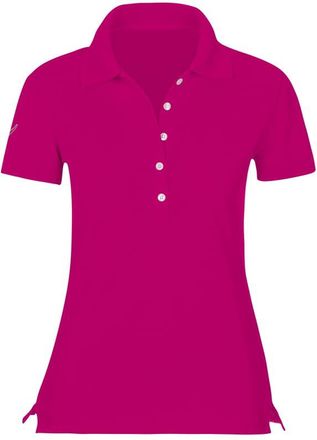 Trigema Damen 526611 Poloshirt, Violett (Magenta 030), 56 (Herstellergröße: XXXL)