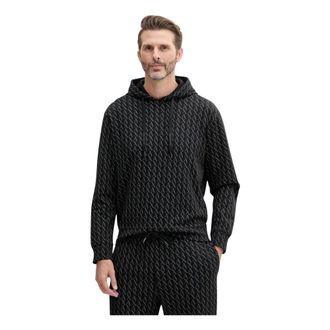 A|X Armani Exchange Homme, Sweatshirts et sweats &agrave; capuche, Noir, Taille: L SweaT-shirt &agrave; capuche avec logo int&eacute;gral
