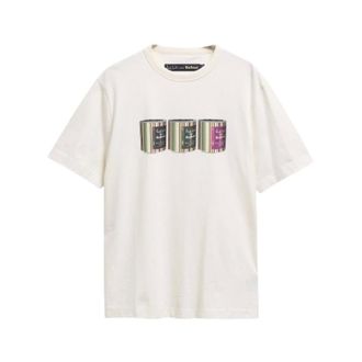 Barbour T-shirt graphique Tinned - Homme - Tops - Blanc - Taille: M