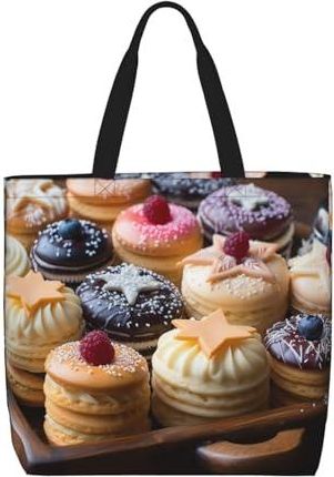 Generic P&acirc;tisseries Aromatis&eacute;es Aux Biscuits Sac Cabas Imperm&eacute;able Sacs De Courses R&eacute;utilisable Sac A Main Femmes Pour Travail Voyage Universit&eacute;