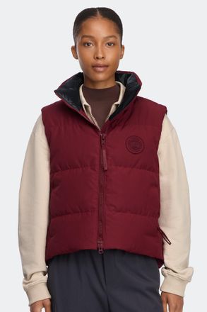 Canada Goose Kurze Grandview Weste mit Tonal Disc