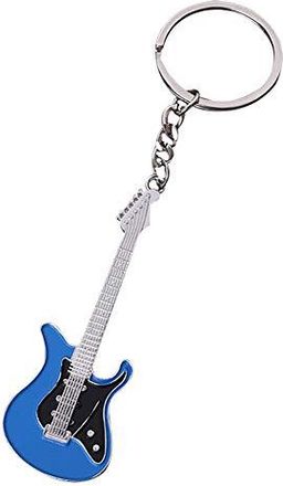 Generic Petit porte-cl&eacute;s en forme de guitare pour femme et fille Solide et durable