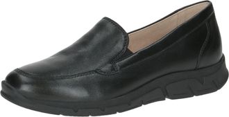 Caprice Damen Slipper aus Leder Elegant, Schwarz (Black Nappa), 39 EU