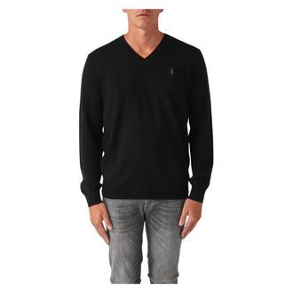 Polo Ralph Lauren Homme, Pulls, Noir, Taille: S Pull Col V