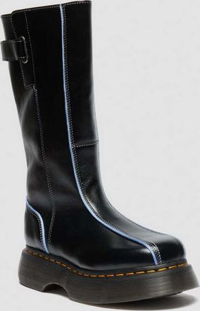 Dr. Martens Buzz Hi Gloss Leder Stiefel in Schwarz, Gr&ouml;&szlig;e: 36