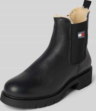 Tommy Jeans Chelsea Boots aus echtem Rindsleder