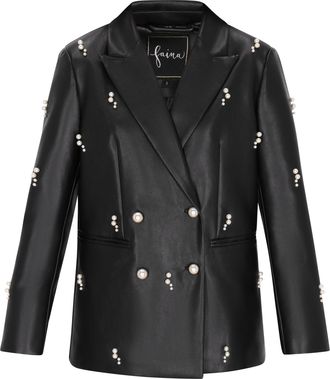 Faina Jacke Frauen Schwarz