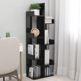vidaXL Vidaxl - Librairie &eacute;l&eacute;gante avec 8 compartiments disponibles en diff&eacute;rentes couleurs Couleur : Noir