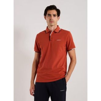 Hackett Polo &agrave; manches courtes en coton m&eacute;lang&eacute;