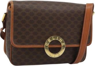 Celine Sac bandouli&egrave;re vintage doccasion - Femme - Pre-owned - Brun - Taille: ONE Size
