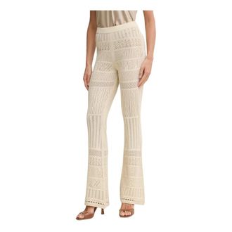 Patrizia Pepe H&auml;kelhose aus Baumwolle - - Trousers - Damen - Beige - S