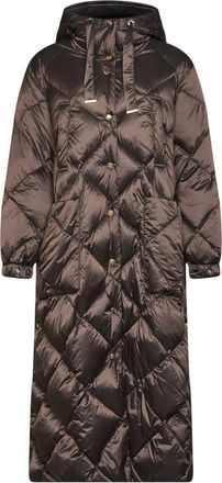 Max Mara Abete Down Coat - Femme - Manteaux - Brun - Taille: 36 FR