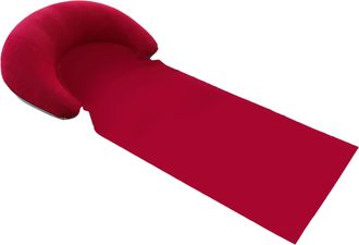 Generico Strandmatte, tragbare Strandmatte mit aufblasbarem Kissen, faltbare Matte, Einzelliege für Erwachsene, Männer, Frauen und Jugendliche