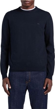 Harmont & Blaine Homme, Pulls, Bleu, Taille: 5XL Tricot ras du cou