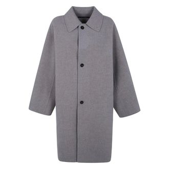 Sofie D'Hoore Femme, Manteaux, Gris, Taille: 38 FR Single-Breasted Manteaux