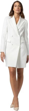 Kocca Femme, Robes, Blanc, Taille: 38 FR Chic Coat Dress