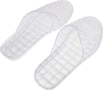 Valiclud FOMIYES Pantoufles D&Eacute;t&eacute; Transparentes pour Femme 38 Semelle Antid&eacute;rapante Plastique Souple Ajour&eacute; Sandales L&eacute;g&egrave;res et Respirantes pour Spa Salle de Ba