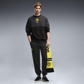 Puma Pantalon de surv&ecirc;tement ftblCulture Borussia Dortmund Homme, V&ecirc;tements, Noir, 3XL