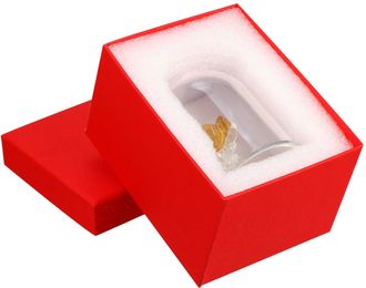 Angoily Ewige Figurine mit Glasdom Gelbe Konservierte Blumen deko Romantisches Geschenk f&uuml;r Hochzeit Valentinstag Geburtstag Langlebige Tischdekoration