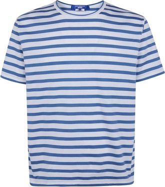 Junya Watanabe Homme, Tops, Multicolore, Taille: XL T-shirt &agrave; Manches Courtes et Rayures