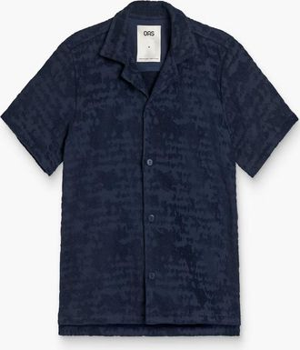 OAS Kurzarmhemd aus Baumwolle in Boucl&eacute;-Qualit&auml;t in