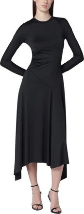 Victoria Beckham Femme, Robes, Noir, Taille: 38 FR Long Sleeve Dress