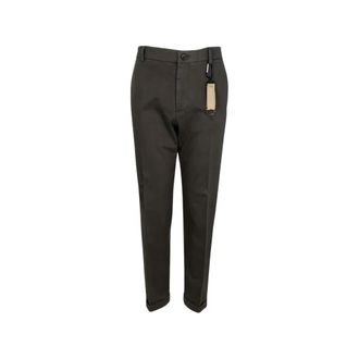 Manuel Ritz Chinos aus Baumwoll-Twill mit flachem Bund - - Trousers - Herren - Schwarzk - L