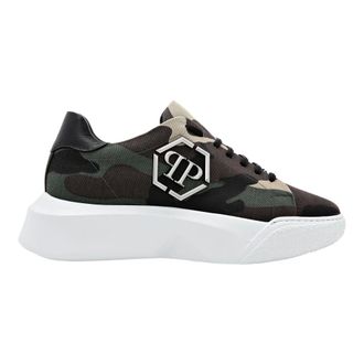 Philipp Plein Homme, Chaussures, Vert, Taille: 39 EU Godzilla Runner