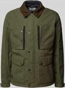 Camel Active Fieldjacket mit Umlegekragen aus Cord