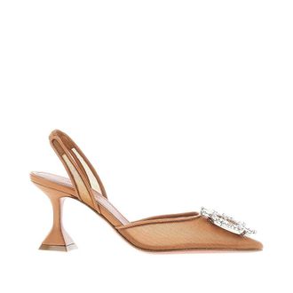 Amina Muaddi Begum Sling mesh slingback pumps Woman 37+