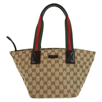 Gucci Pre-owned GG Canvas Tote Bag - - Pre-owned - Damen - Beige - ONE SIZE
