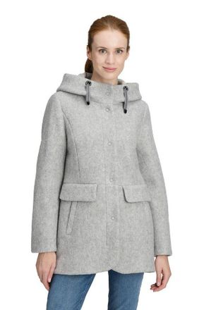 AMBER & JUNE Winterjacke Damen mit Kapuze
