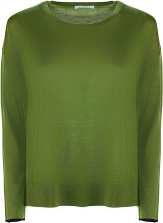 KANGRA Femme, Pulls, Vert, Taille: 42 FR Pull Ras du Cou