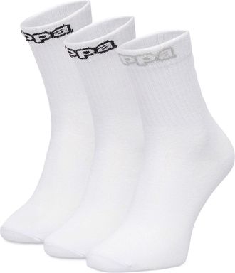 Kappa Lange Socken Kappa CEO_KR_KAPPA_ 004_W_AW25 Weiß
