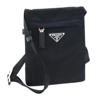 Prada unisex, Pre-owned, Noir, Taille: ONE Size Sac bandoulière Vintage en nylon Pre-owned