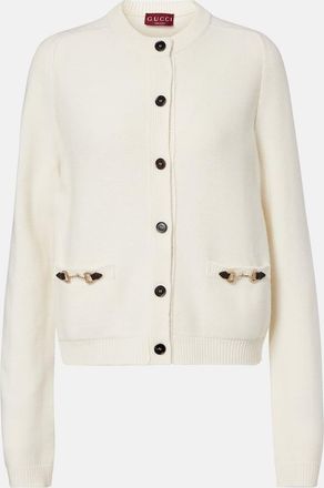 Gucci Cardigan Horsebit aus Wolle und Kaschmir