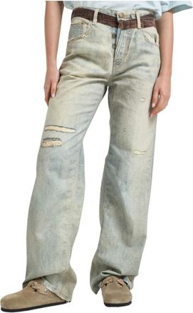 Haikure Femme, Jeans, Bleu, Taille: W28 Bonnie Wide Jeans