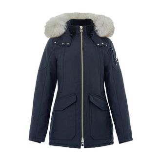 Moose Knuckles Field Jacket mit Fellkragen - - Jackets - Damen - Blau - S