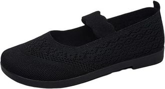 Generic Chaussures plates respirantes pour femme avec semelle souple - Mocassins l&eacute;gers &agrave; enfiler - Chaussures de loisirs &eacute;l&eacute;gantes - Chaussures de marche con