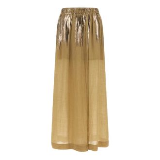 Nude Nude, Femme, Jupes, Brun, Taille: 40 FR Long Skirt